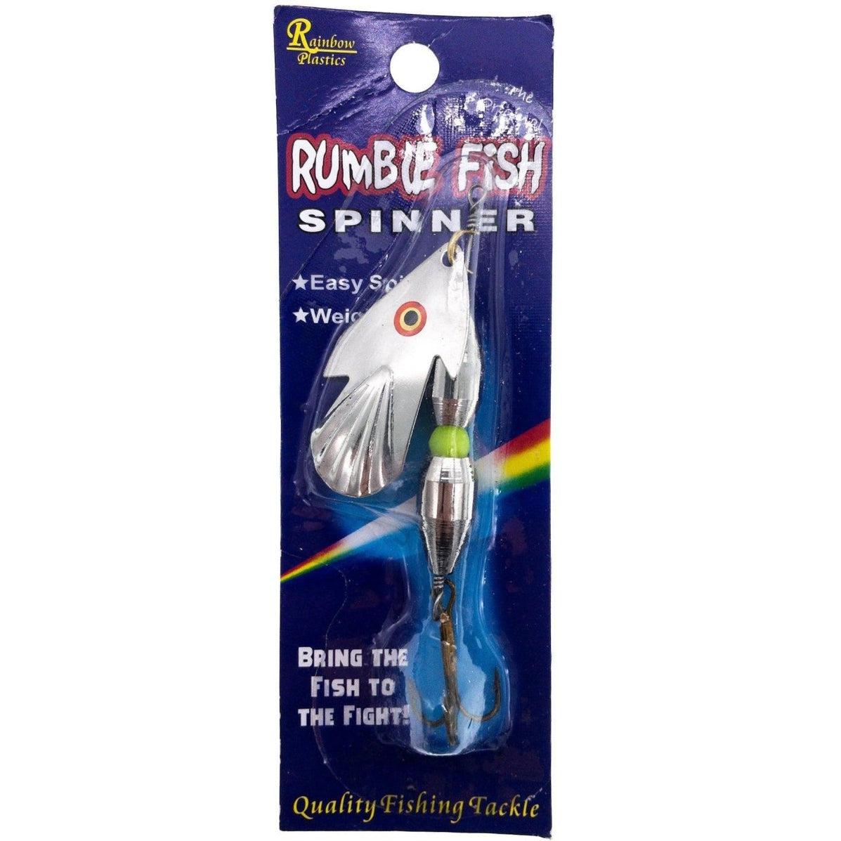 Rainbow Plastics Original Rumble Fish In Line Spinner #4 Blade ...