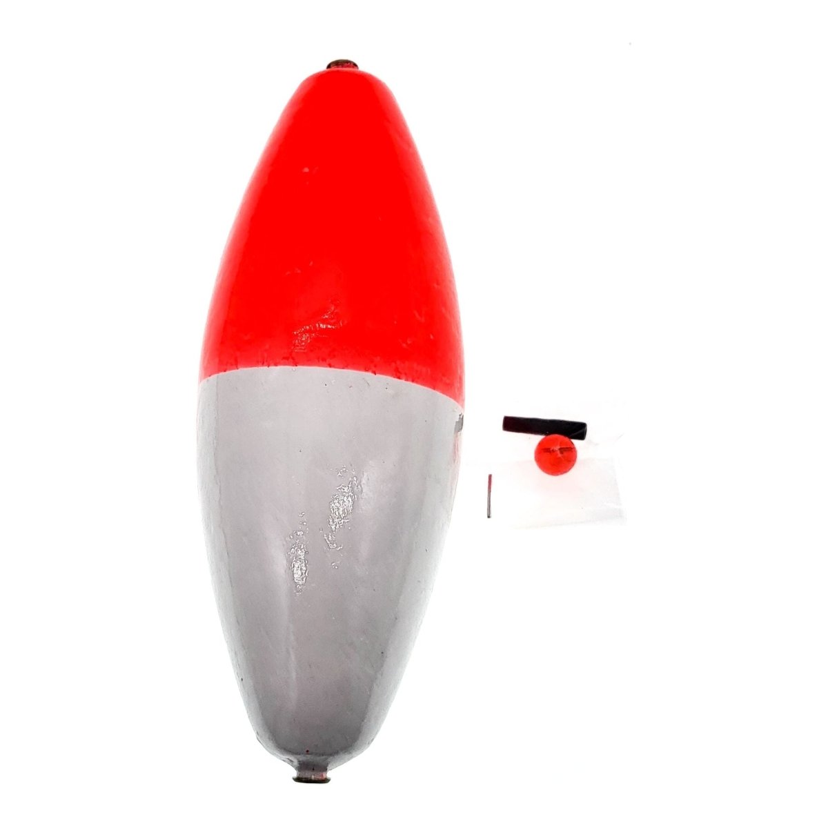 Rebelfin Balsa Wood Oval float 5" 1.7 Oz Red/White - Floats/Bobbers ...