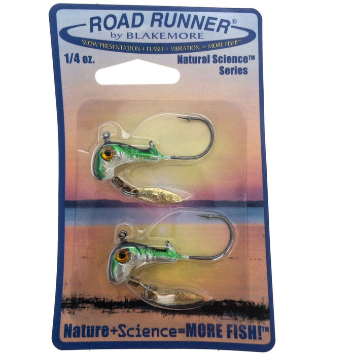 Road Runner Natural Science Jig Heads 1/4 oz 2 pk - FishAndSave