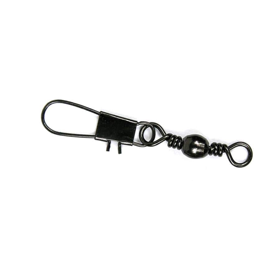 Sea Striker Twisted Barrel Swivel w/Safety Snap Black - Swivels ...
