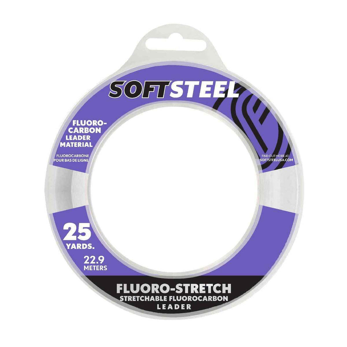 Soft Steel Fluoro-Stretch Stretchable Fluorocarbon Leader 25 Yds - Line ...
