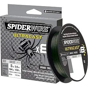 Spiderwire Ultracast X8 Braid 328 Yds 50 lb Moss Green - Line/Leader Spiderwire $24.99 FishAndSave