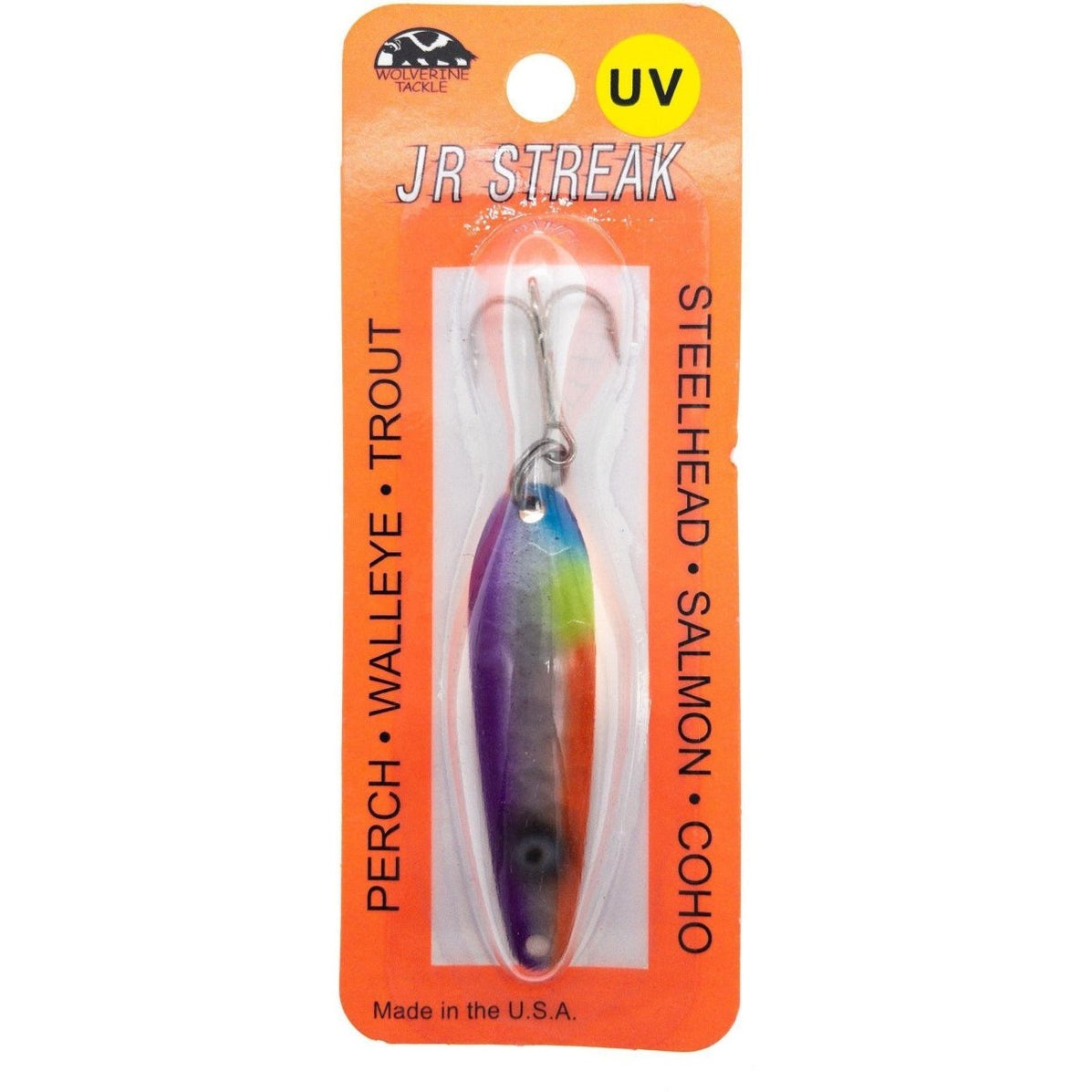 Wolverine Tackle JR Streak Trolling Spoon UV 2-3/8" 3/8 oz. - Spoons ...